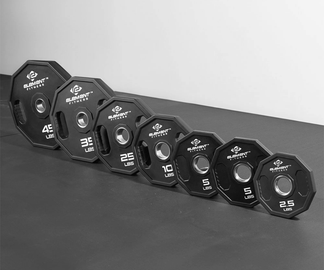 Element Fitness - Urethane 255lbs Olympic Set – The Treadmill Factory