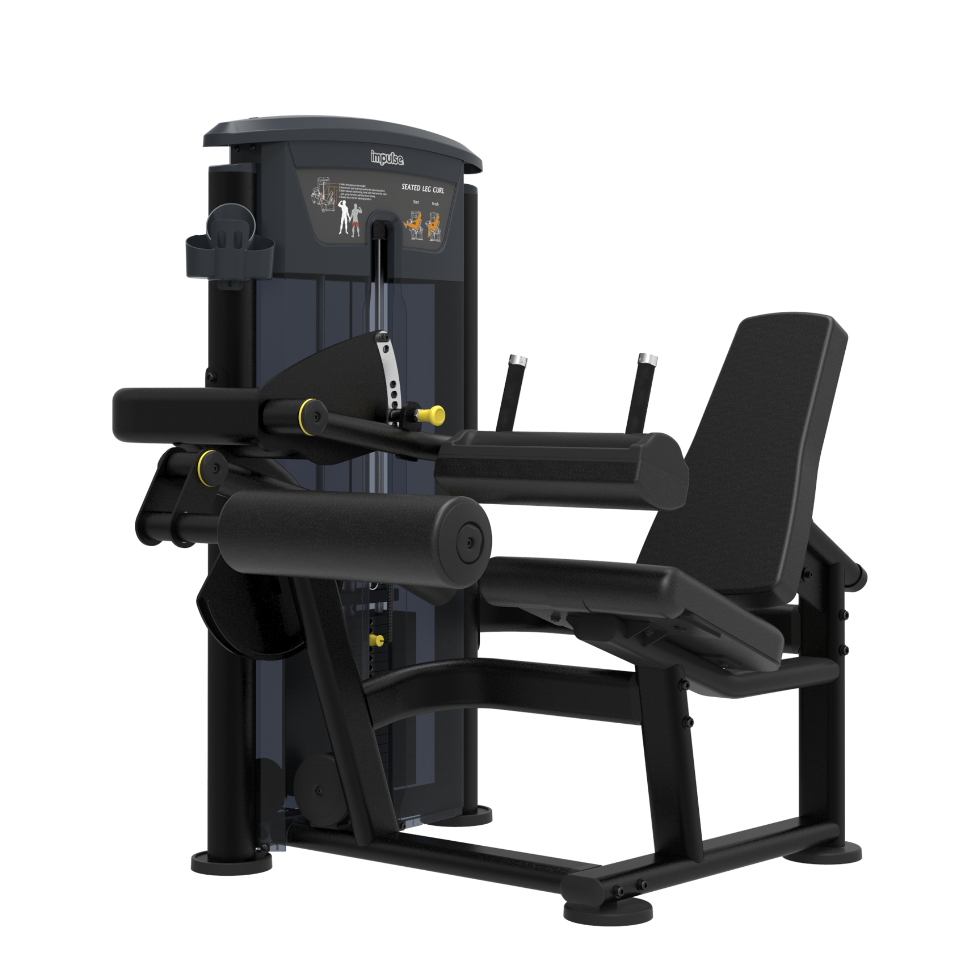 Element Fitness - 9506 Seated Leg Curl MERCURY BLACK – The Treadmill ...
