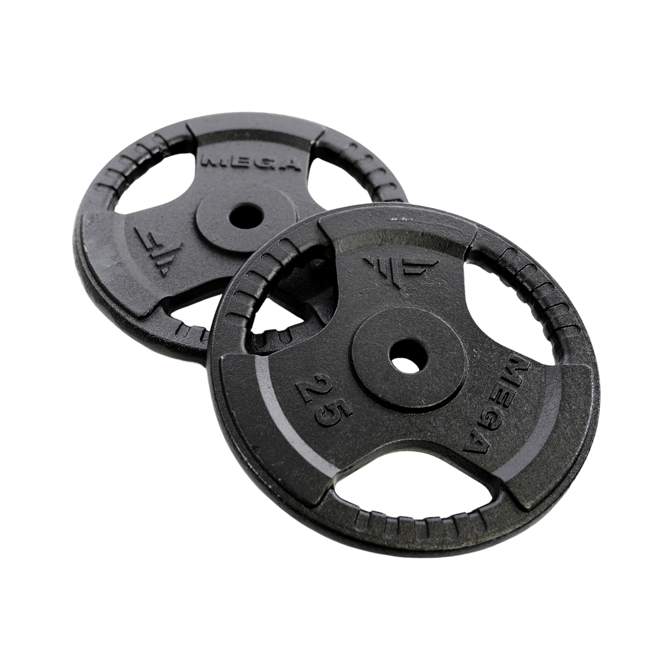 Mega Fitness - 1" Standard Steel Weight Plate - 25lbs – The Treadmill ...