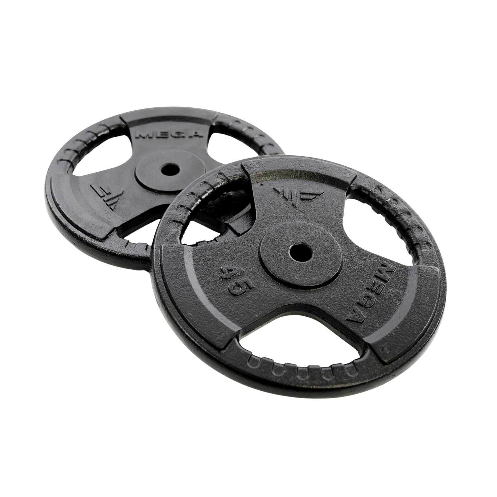 Mega Fitness - 1" Standard Steel Weight Plate - 45lbs – The Treadmill ...