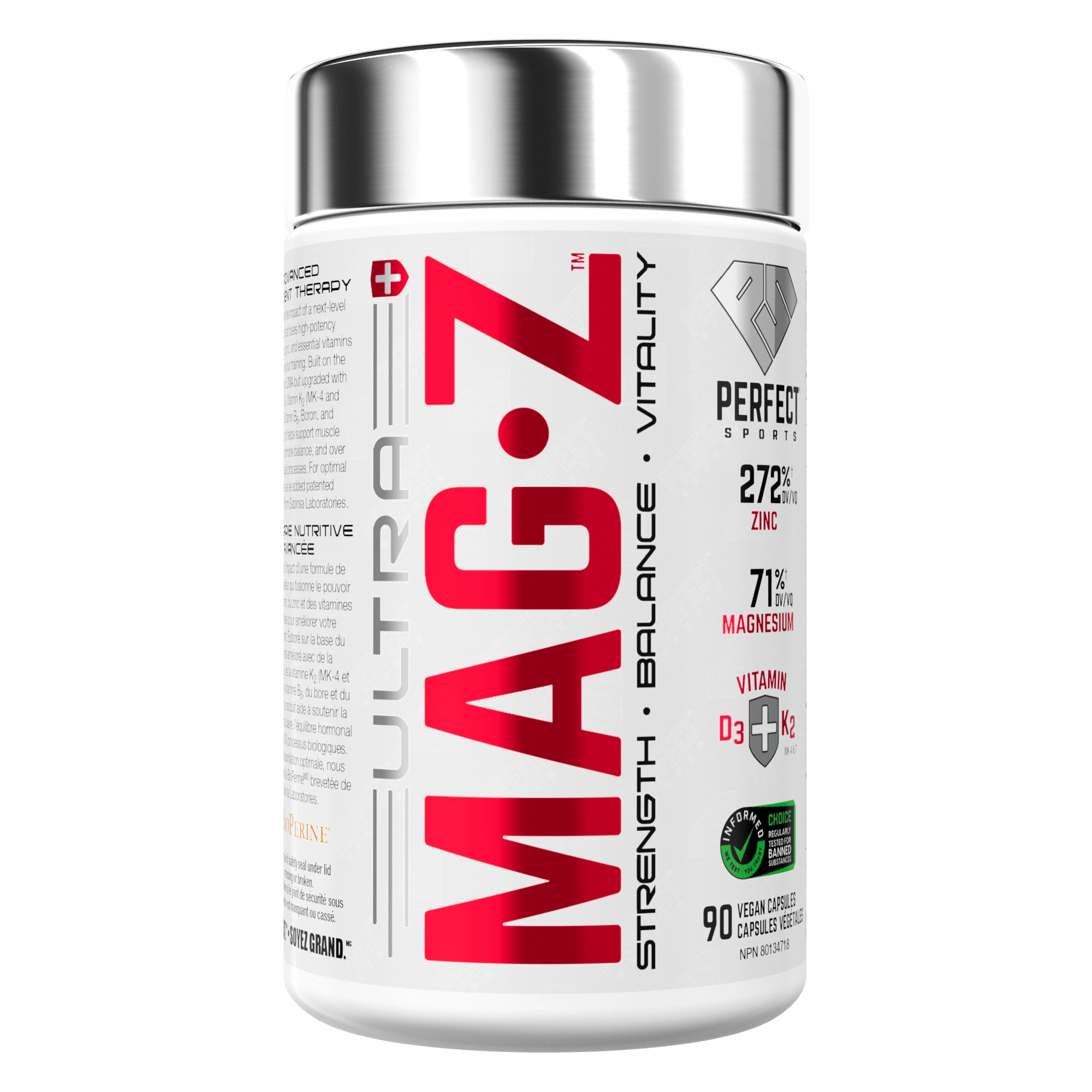 Ultra Mag-Z - 90 Vegan Capsules – The Treadmill Factory