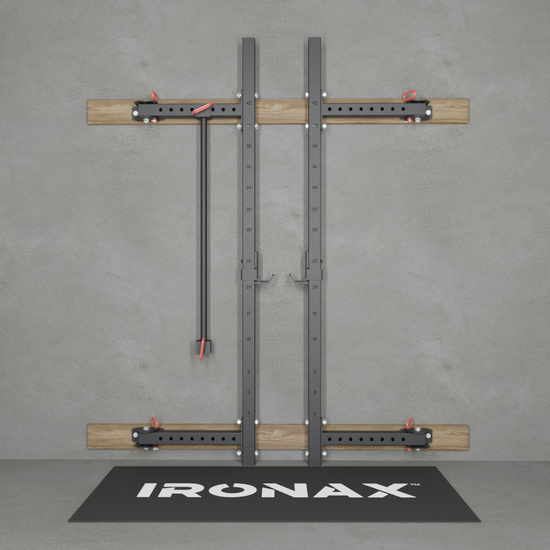IRONAX WALL MOUNTED XPF FOLDING RACK – The Treadmill Factory