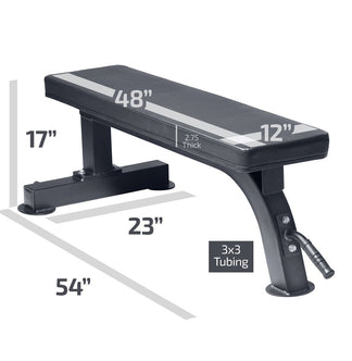 FIT505 Heavy Duty Flat Bench – The Treadmill Factory