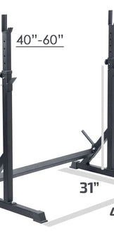 FIT505 SAFETY SQUAT RACK – The Treadmill Factory